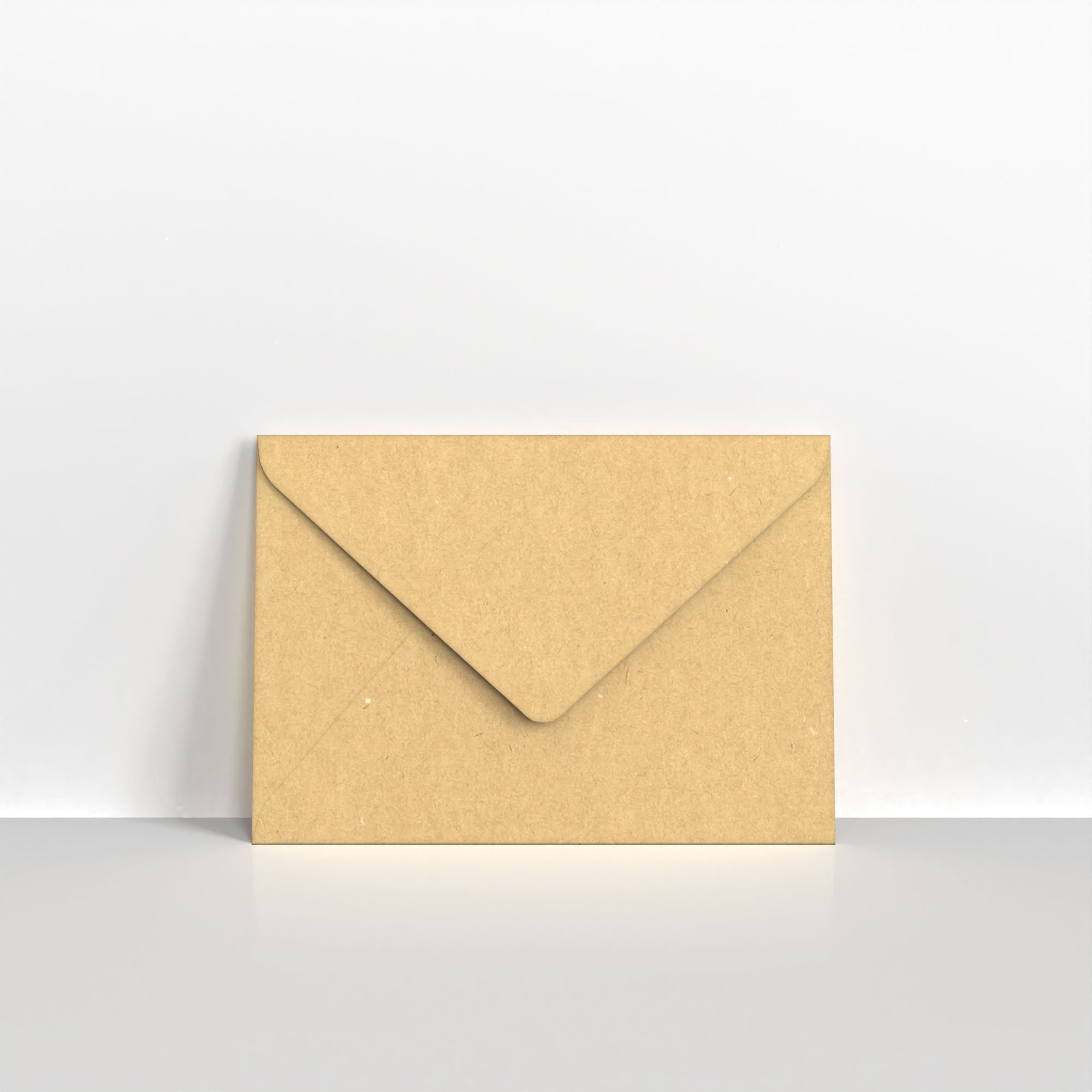 Brown Kraft Fleck Gummed Greeting Card V Flap Envelopes | Postal Packaging