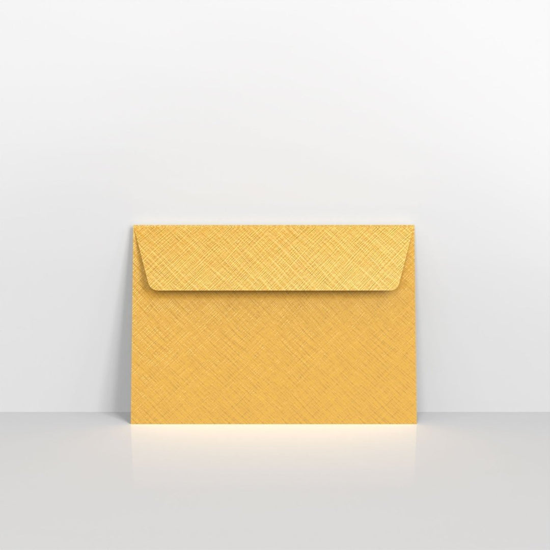 Gold Textured Envelopes | Postal Packaging